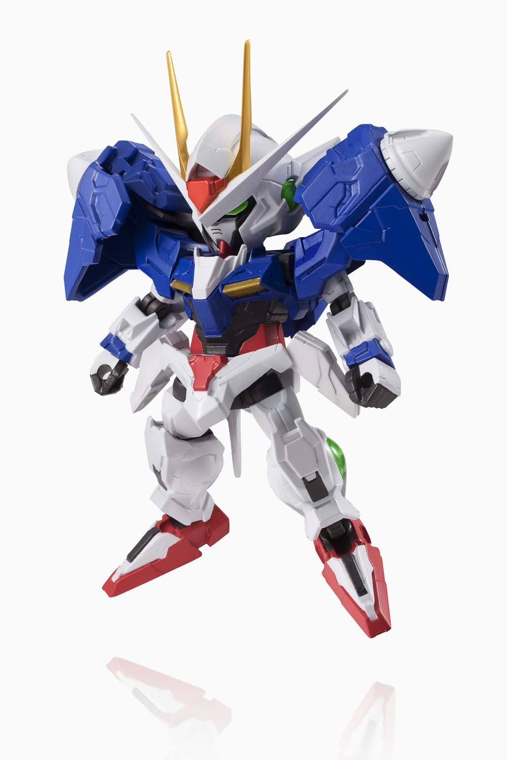 TAMASHII NATIONS Bandai Nxedge Style 00 Gundam and 00 Raiser 00 Gundam Action Figure