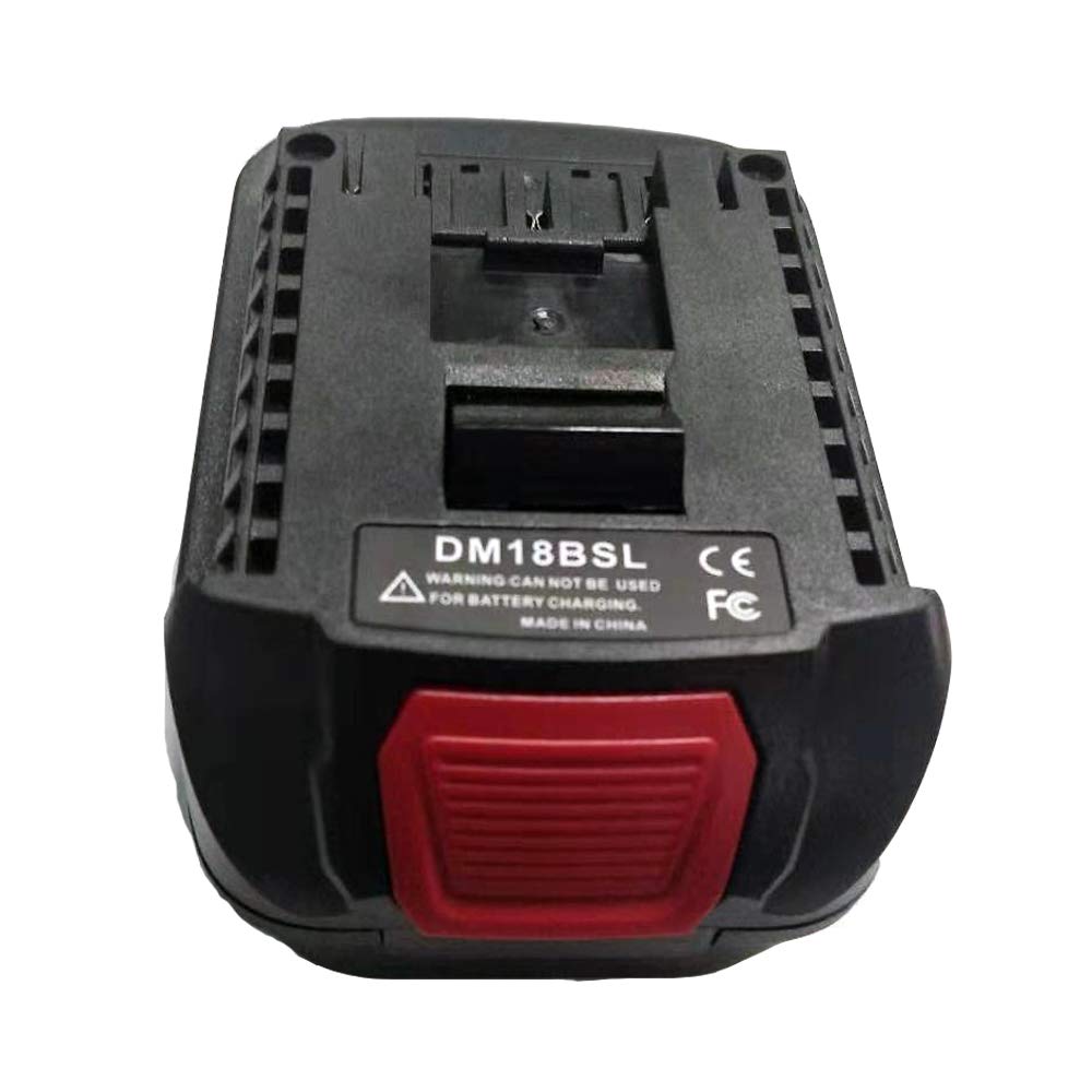 Xunbao Battery Adapter DM18BSL, Converter for Milwakee 18V and for Dewalt 20V Max Li-ion Battery DCB200 DCB201 DCB203 Convert to for Bosch 18V Lithium Tool Battery BAT609 BAT618