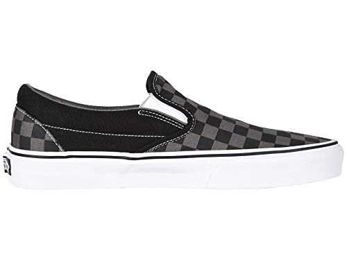 Vans Unisex Adults’ Classic Slip On Trainers Black/Pewter