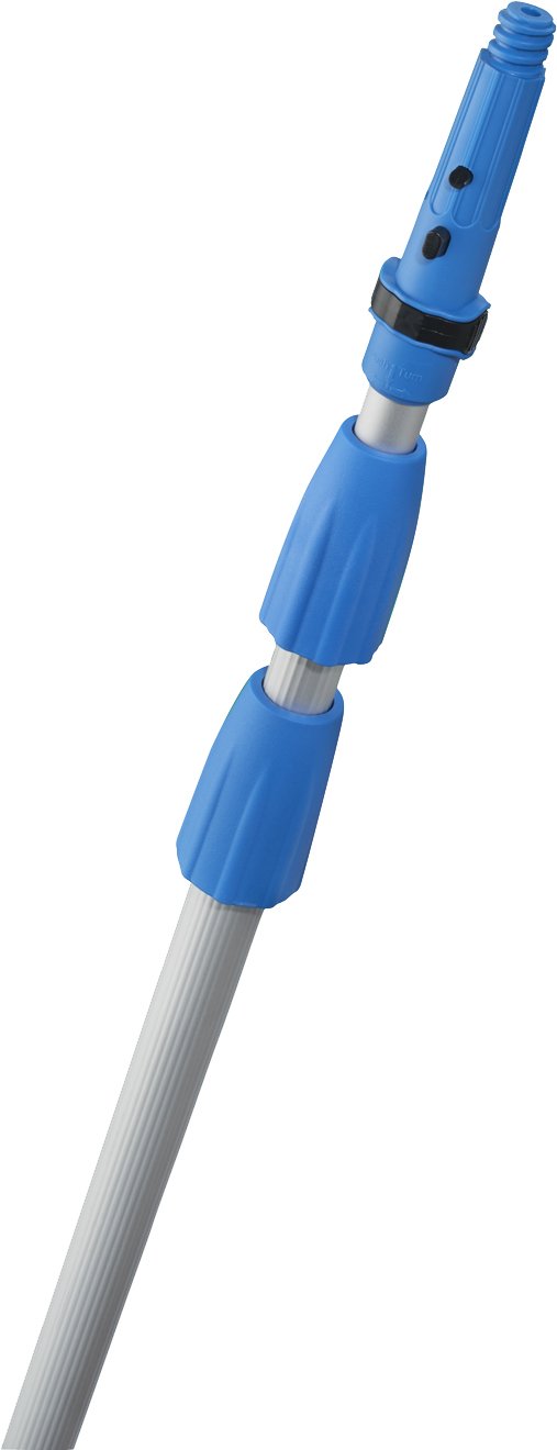 Unger Professional Connect & Clean Telescoping Extension Multi-Purpose Pole, Window, Dusting, 6-16 Foot with Removable Cone