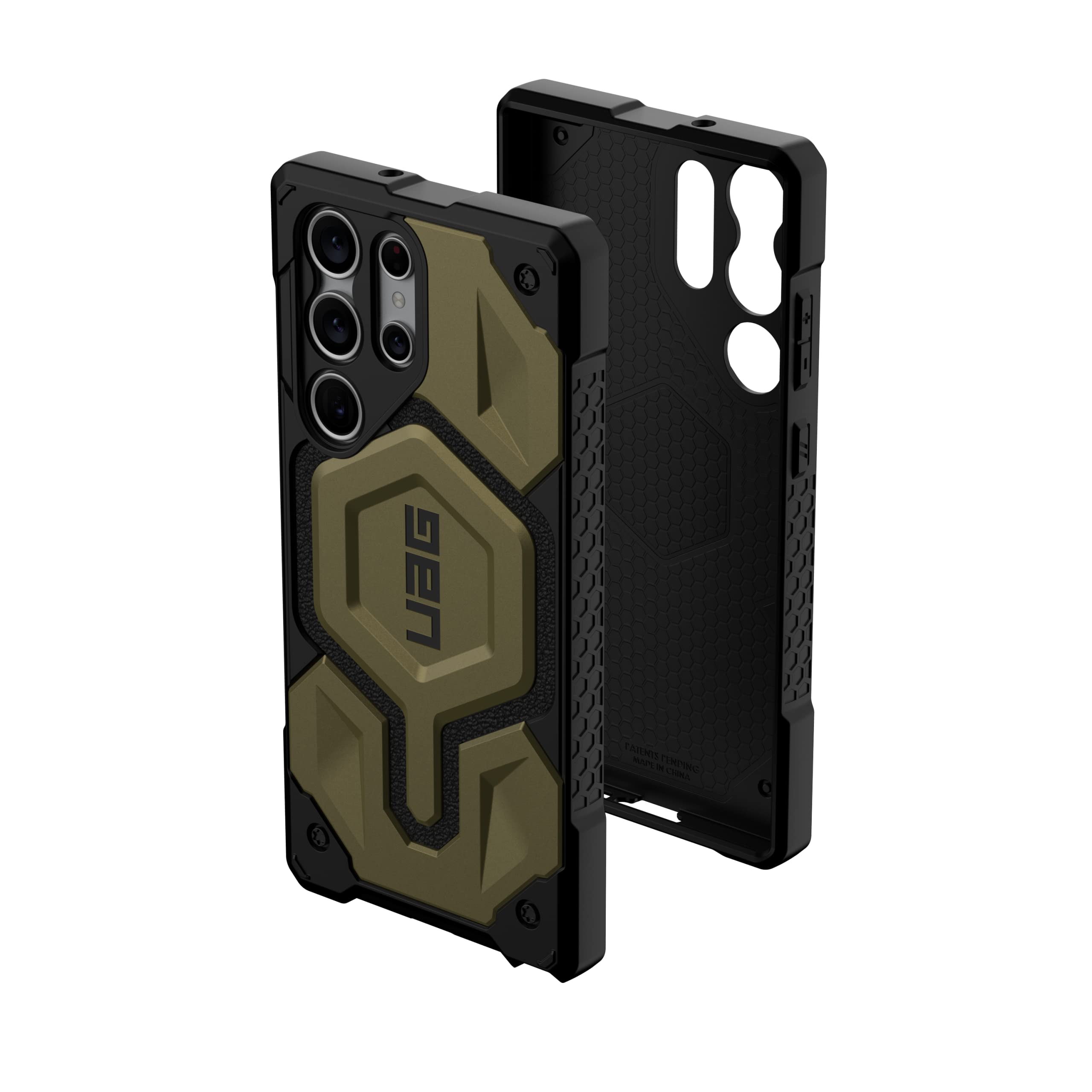 URBAN ARMOR GEAR UAG Designed for Samsung Galaxy S23 Ultra Case 6.8" Monarch Pro Kevlar Element Green (Limited Edition) Premium Rugged Shockproof Protective Cover Compatible with Magnetic Charging