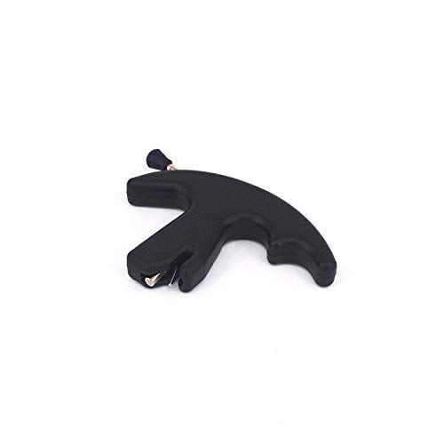 Three Finger Thumb Strong A1 Plastic Archery Release Aid Compound Bow Hunting Release Aid (Black)