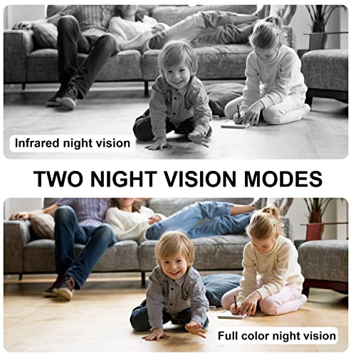Wireless WiFi Light Bulb Camera: 2 Pack Light Socket Camera 360 Security Camera 2.4GHz Remote Access Night Vision Home Dome Camera for Indoor Outdoor Home Pet