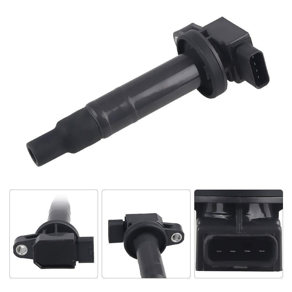 JDMON Compatible with Ignition Coils Toyota Yaris/Echo/Prius/Scion xA/xB/ 1.5L UF316 C1304 Replace 9091902240 set of 4