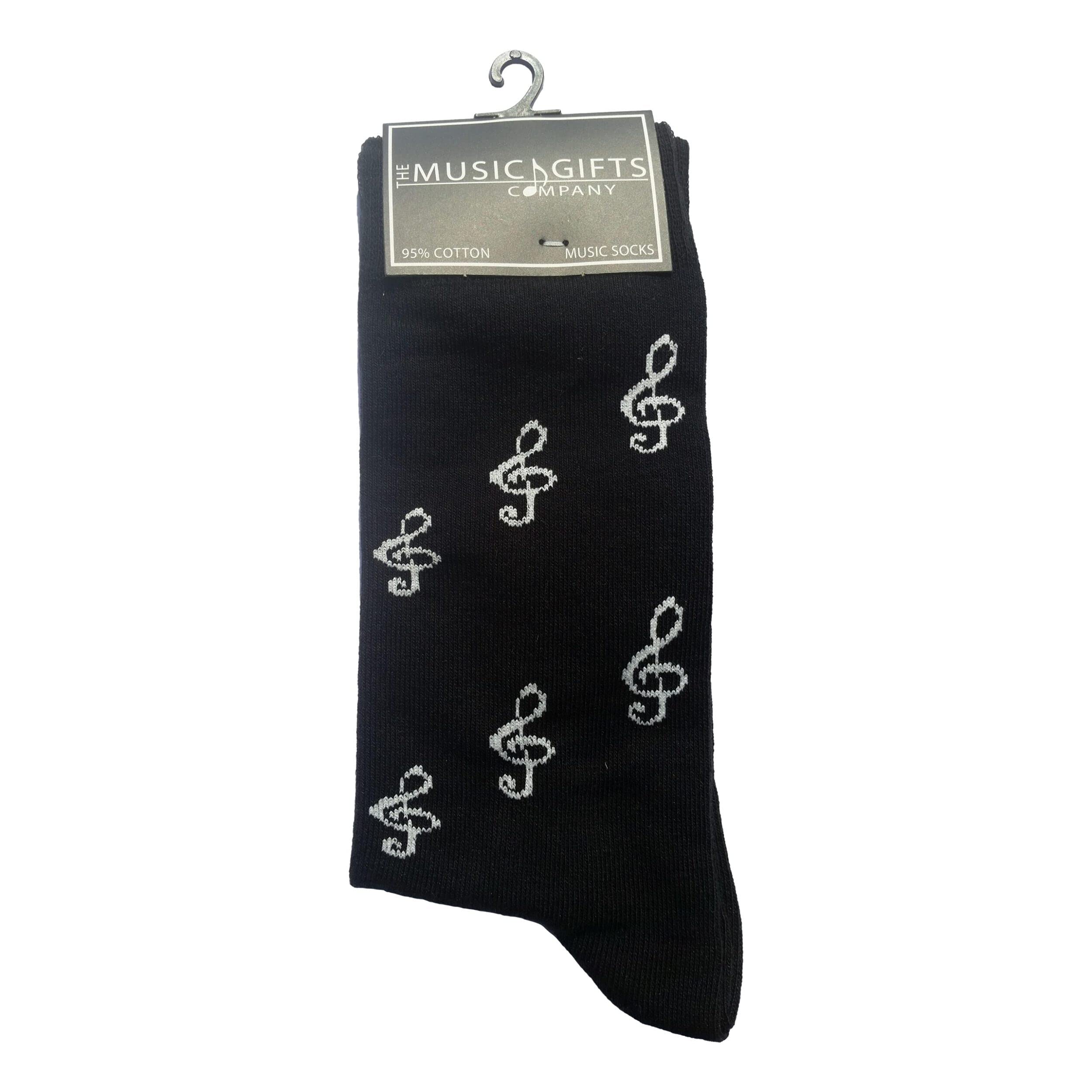 Treble Clefs Cottonrich Unisex Novelty Ankle Socks Adult Size 6-11