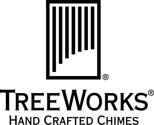Treeworks Chimes Energy Chime with Mallet for Meditation, Sound Healing or Yoga, 5 Notes –– Made in U.S.A. –– Long Resonance with Brilliant Tone, Solid Tennessee Hardwood Mantle (TRE430)