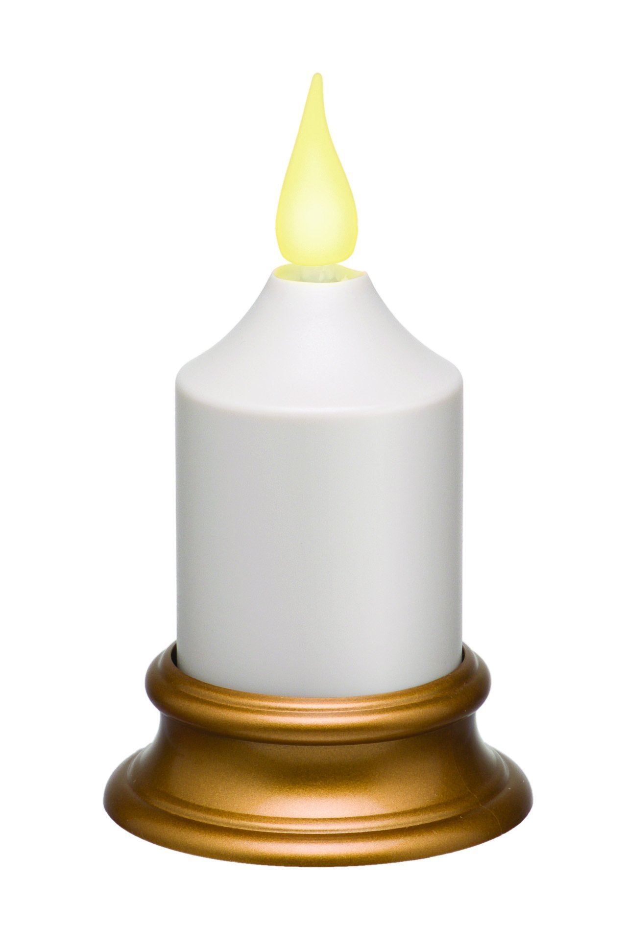 Xodus Innovations FPC1410 4" Flameless Flickering LED Battery Operated Candle with 6 Hour Timer, Ivory