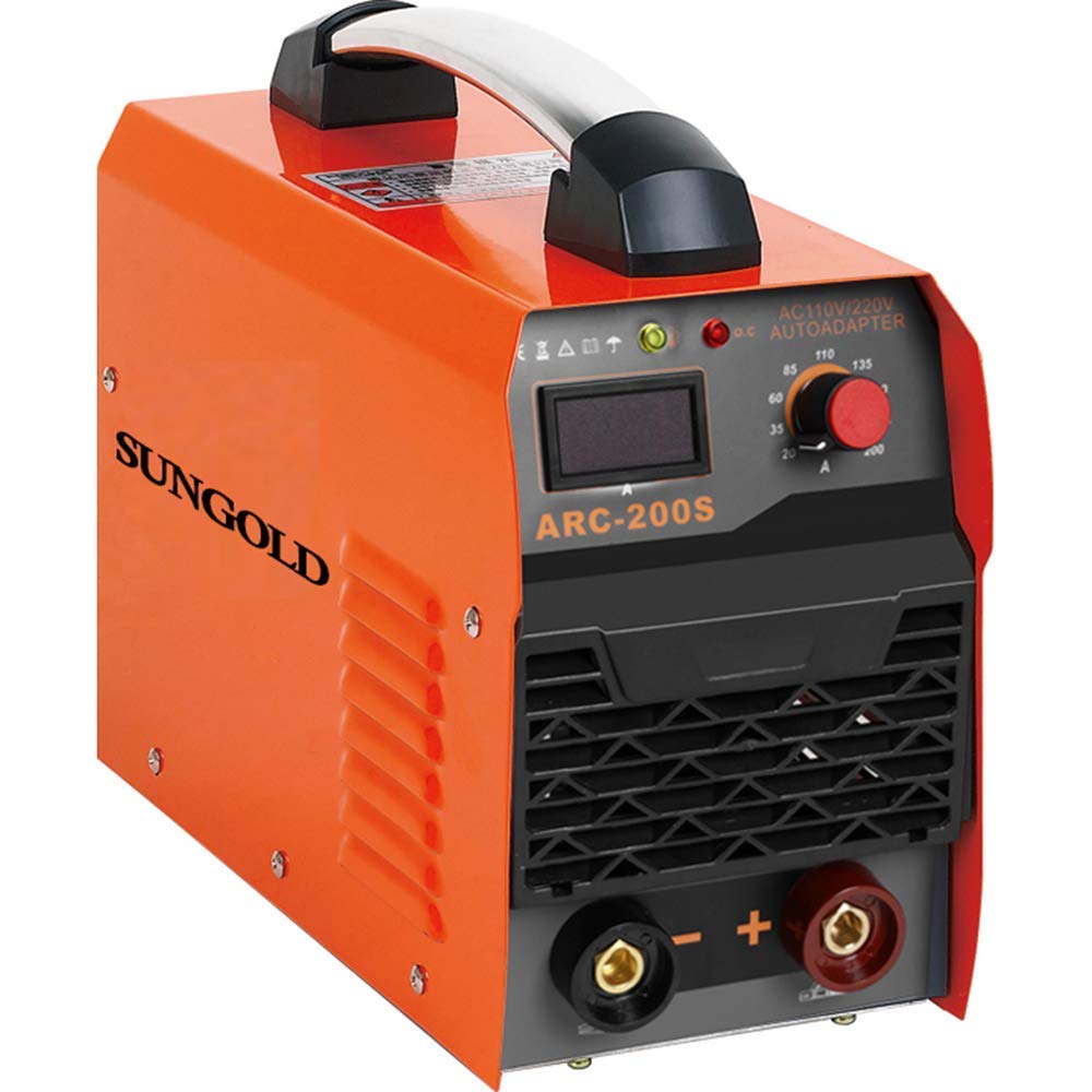 SUNGOLDPOWER ARC MMA 200A Welder Dual 110V 220V IGBT Hot Start Welding Machine DC Inverter Welder 200 AMP LCD Anti-Stick