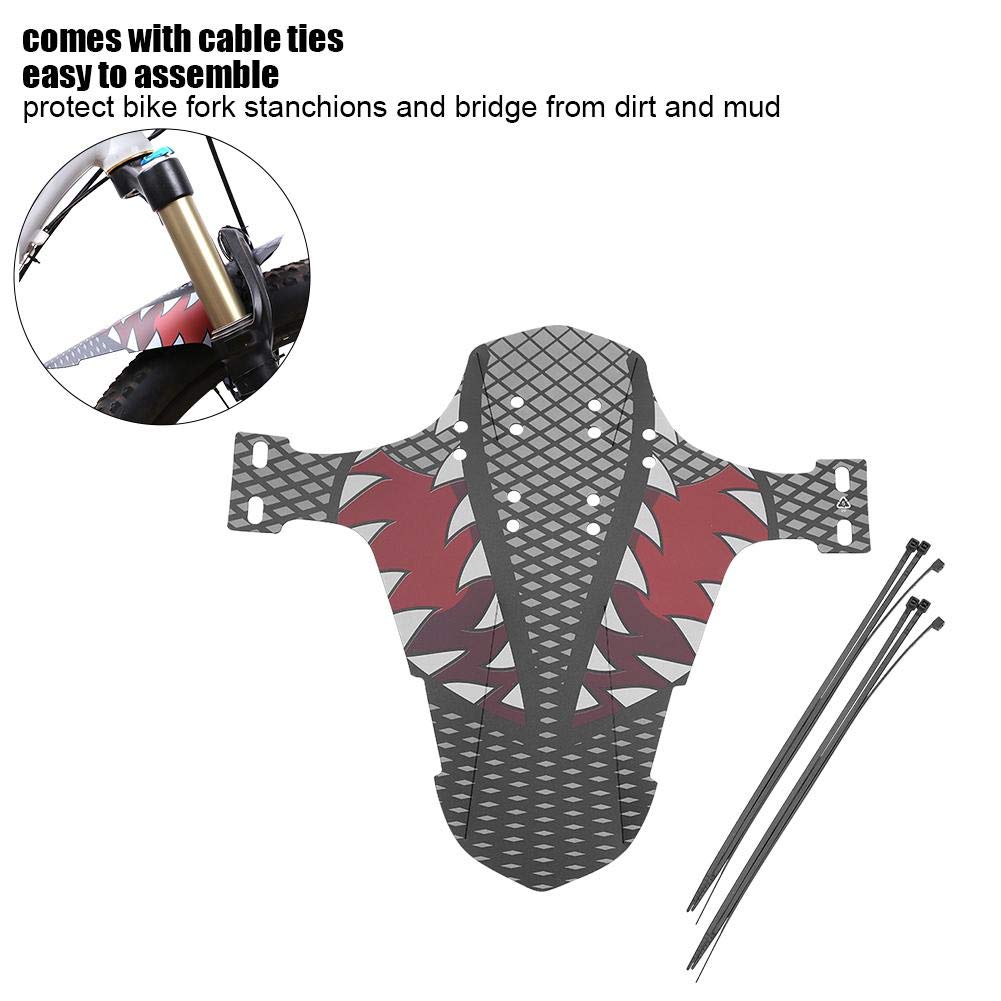 VGEBY1 Bicycle Mudguard Bicycle Rear Wheel Tire Mud Wings Road Mountain Bike Mud Guard Accessory with Cable Ties(B)