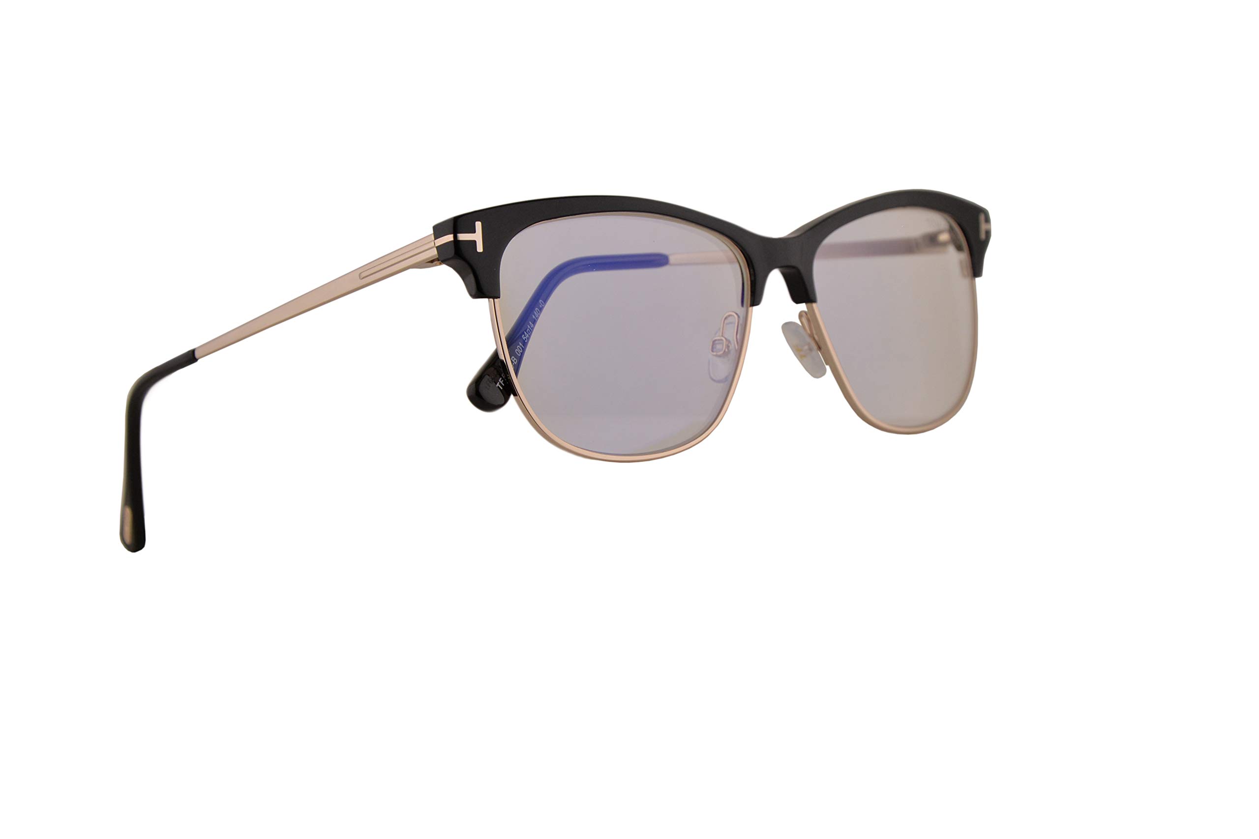 Tom Ford FT5546B Eyeglasses 52-14-140 Shiny Black w/Demo Clear Lens 001 FT5546-B FT 5546B TF 5546-B TF5546B TF5546-B