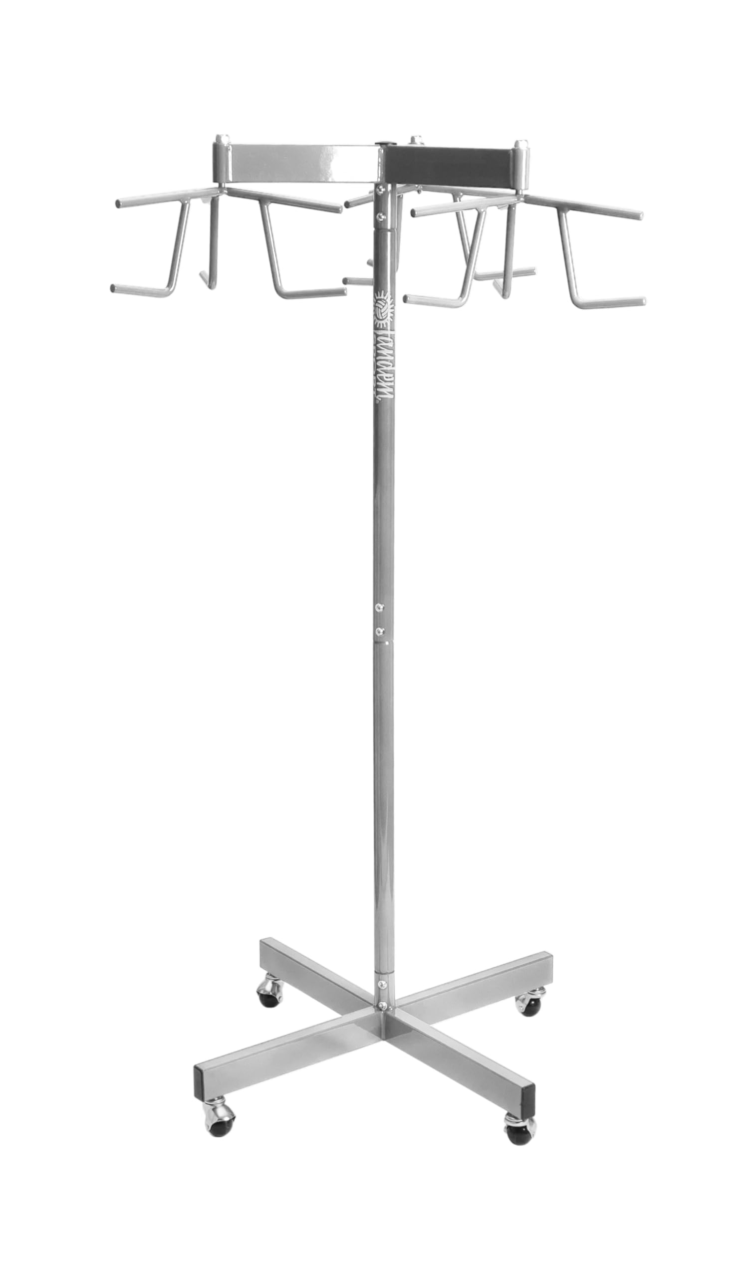 Tandem Sport Volleyball Triple Net Storage Rack - Holds 3 Standard Nets - Volleyball Equipment Storage - Volleyball Net Rack
