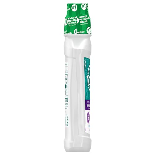 Tom's Of Maine Whole Care Natural Fluoride Mouthwash, Fresh Mint, 16 Oz (Pack of 3) (Packaging May Vary)