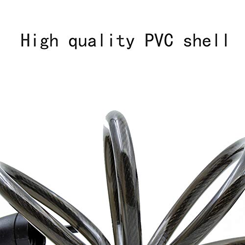 ZHYING Anti Theft Bike Password Lock,with Mounting Lock Bracket,120cm Bicycle Steel Chain with 5 Digits Code,for Scooter,Motorcycles