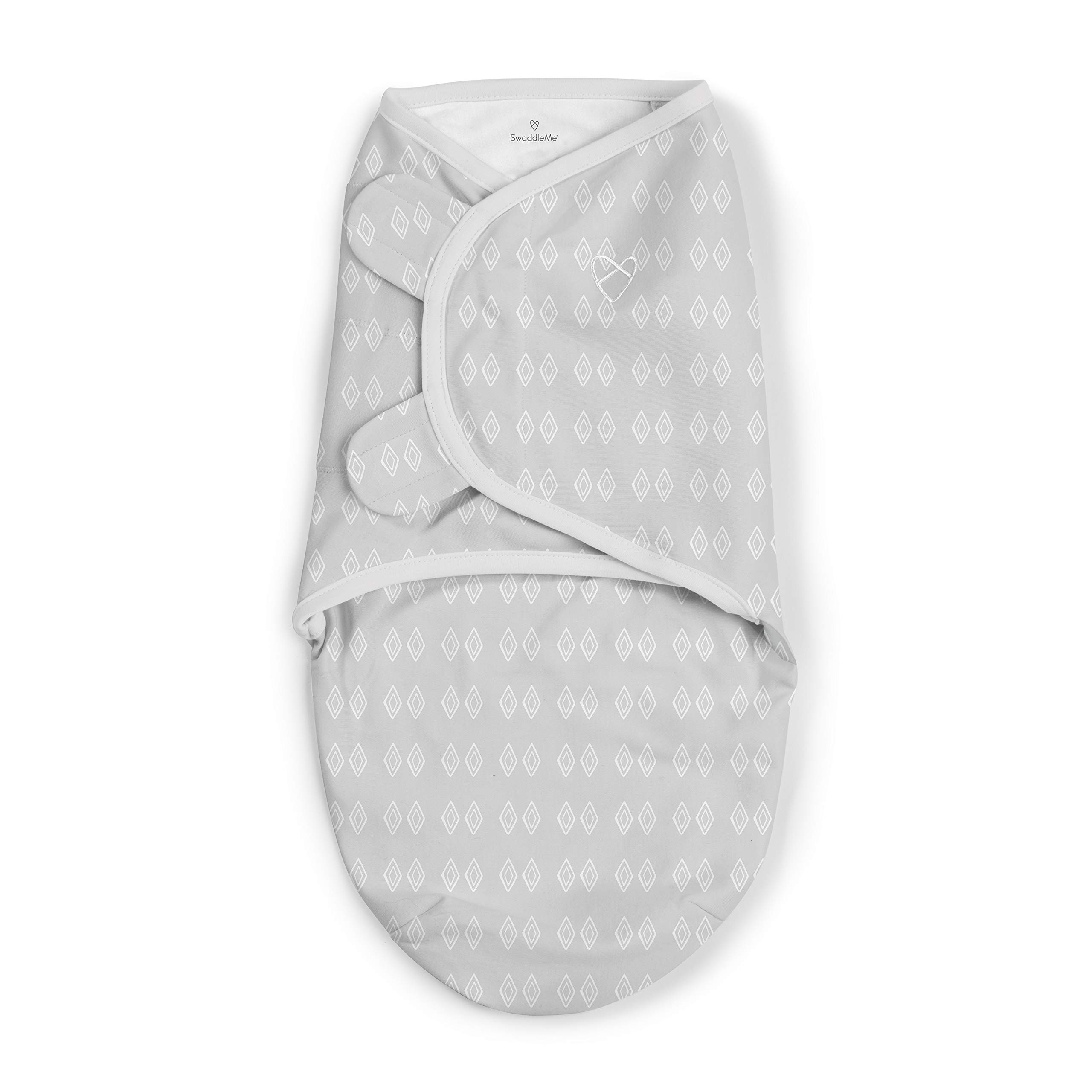 SwaddleMe by Ingenuity Original Swaddle, Size Small/Medium, For Ages 0-3 Months, 7-14 Pounds, Up to 26 Inches Long, 2-Pack Baby Swaddle Blanket Wrap