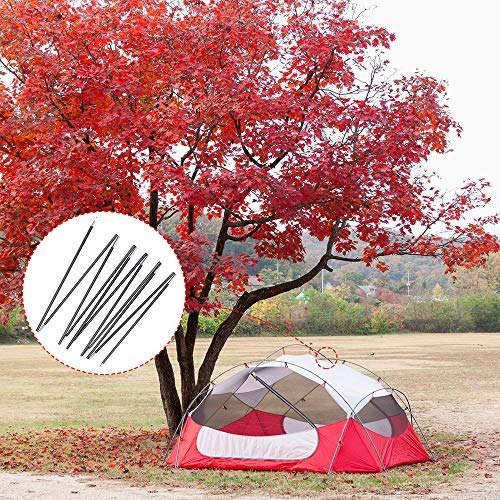 Weanas Tent Poles Replacement, Aluminum Rod Tent Pole Multifunction Lightweight Tent Pole Repair Kit, 7001 Series Aluminum Heated (9FT(276cm) 2 Poles)