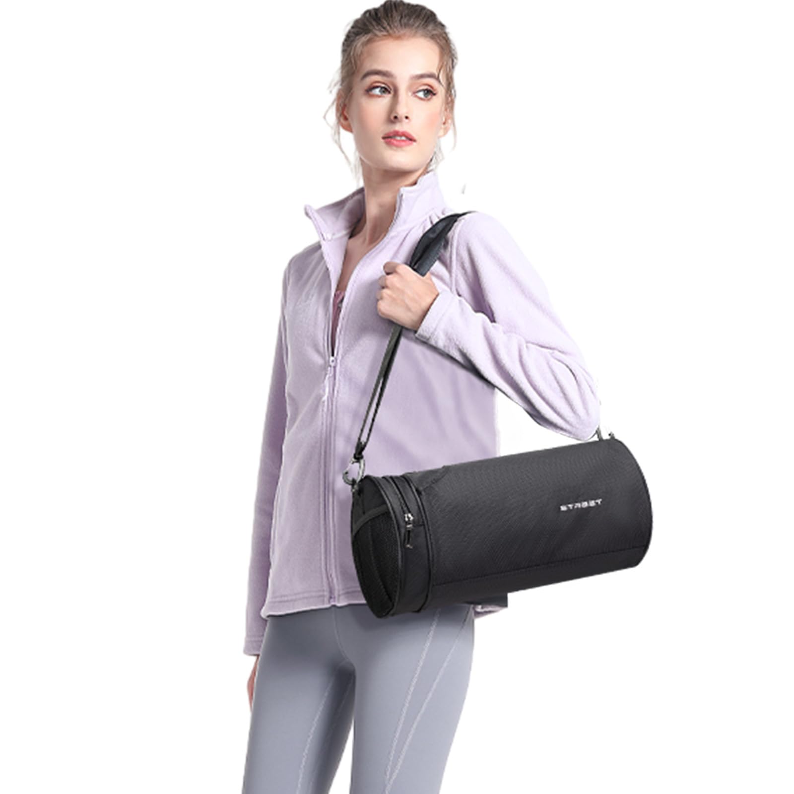 Sports Gym Bag for Men and Women Workout Bags Mens Gym Bag Black Small