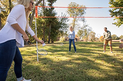 Triumph Sports unisex adult Advanced badminton sets, Triumph Advanced Volleyball/Badminton Set, One Size US