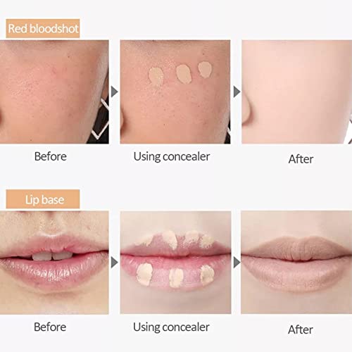 Tri-color Cream Concealer Palette Girls Makeup Concealer Foundation for Dark Skin Cover Spots Acne Marks Full Coverage Concealer