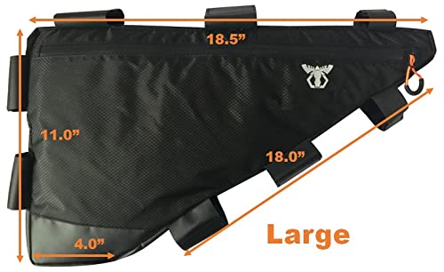 Trail Mountain Bike Full Frame Bag | Bicycle Touring, Bikepacking, Commuting Pack | Trail/Mountain Small, Medium, Large