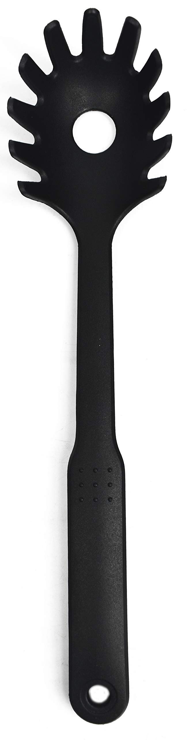 Set of 12 Nylon Cooking Utensils - Slotted Spoon/Solid Spoon/Slotted Spatula/Solid Spatula/Ladle/Pasta Fork - 11.75" to 12.5" (12)