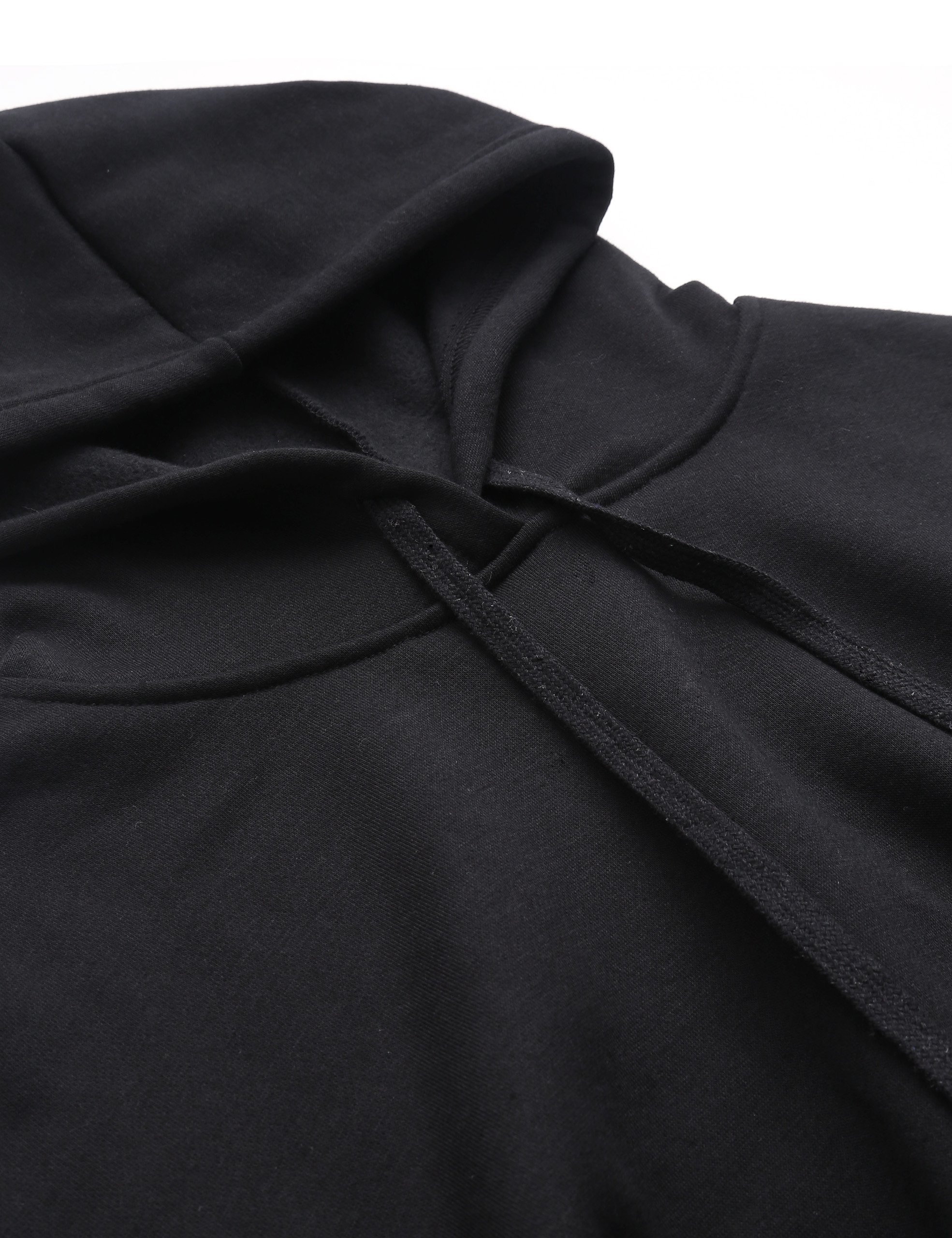 SweatyRocks Sweatshirt Pullover Fleece Drop Shoulder Striped Hoodie Black Small