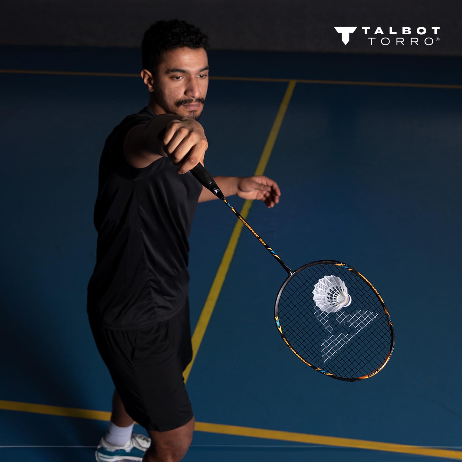 Talbot Torro Arrowspeed 399 Badminton Racket, 100% Graphite, One Piece Optic, 439883