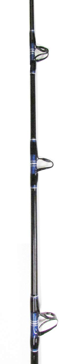 Xcaliber Marine Pair of (2) Inshore Series 6' 20-40 lb Saltwater Boat RODS (Blue and Silver)