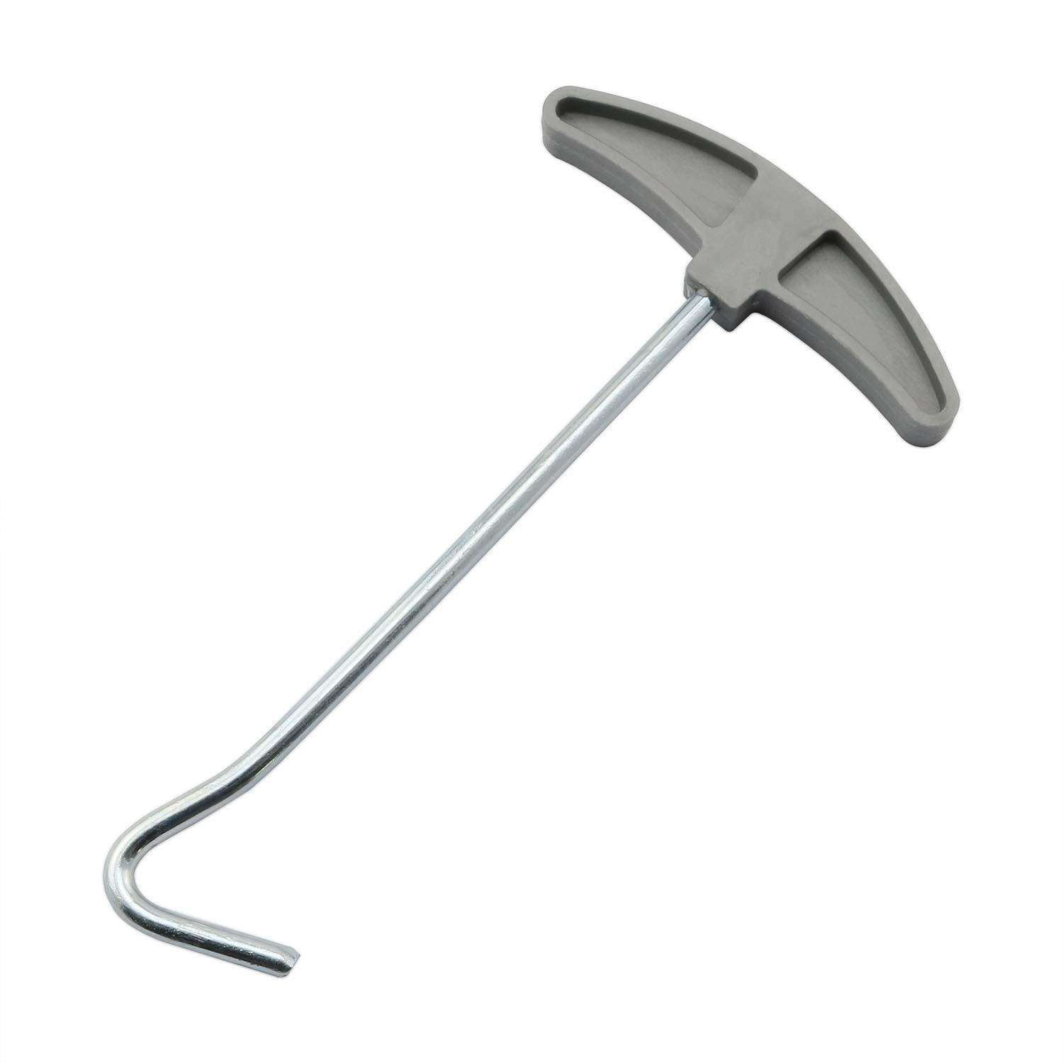 ZRM&E Carbon Steel Tent Ground Nail Puller 165x90mm Tent Peg Ground Hook Extractor Remover for All Kinds of Nails, Garden and Entertainment Facilities