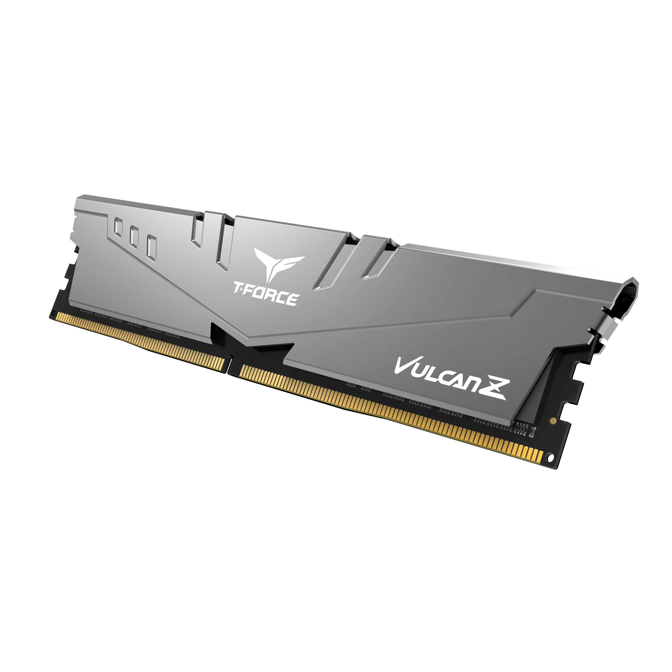 TEAMGROUP T-Force Vulcan Z DDR4 16GB Kit (2x8GB) 3000MHz (PC4-24000) CL16 Desktop Memory Module Ram (Gray) - TLZGD416G3000HC16CDC01