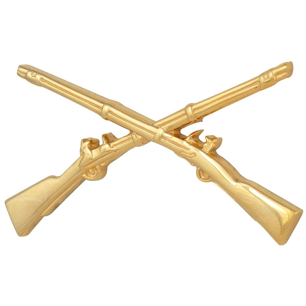 US Army Infantry Officer Insignia Pair