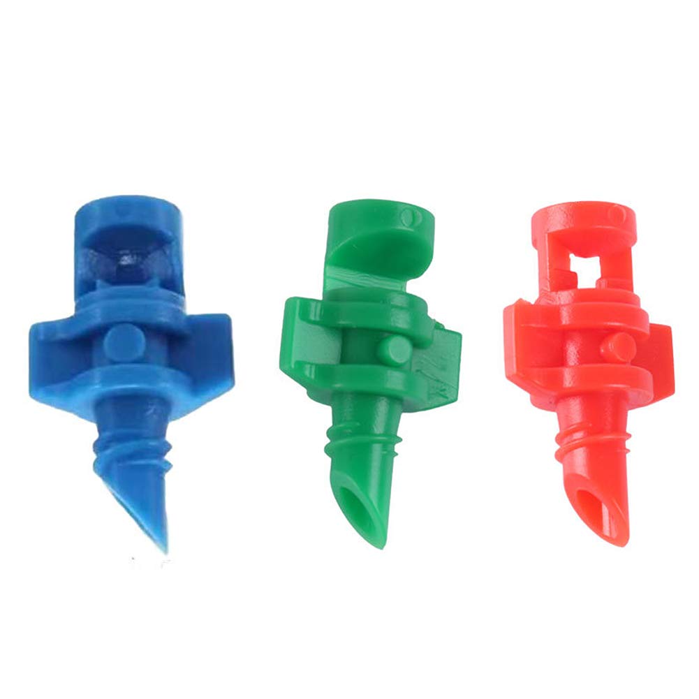Wenyun 50x3 Pcs Garden Micro Sprayer Fan Jet Lawn Water Spray Misting Nozzle Sprinkler Irrigation System