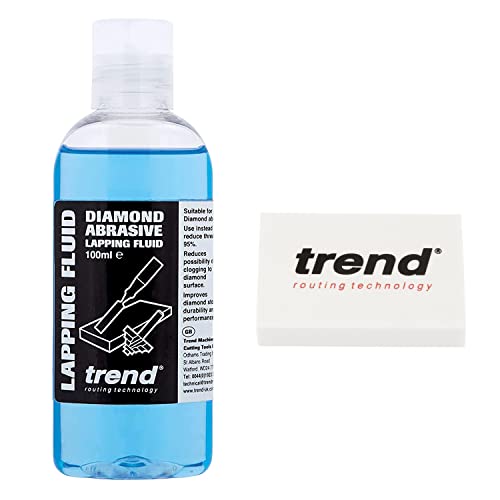 Trend Complete Diamond Sharpening Kit with 2x Diamond Bench Stones & Lapping Fluid, Honing Compound & Leather Strop, Accessories & Sharpening Solutions Guide, DWS/KIT/E