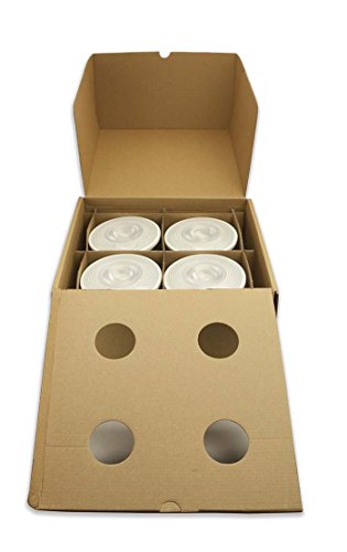 TCP 90 Watt Equivalent 4-pack LED PAR38 Flood Lights, Non-Dimmable, Warm White RLP3890W30KND4