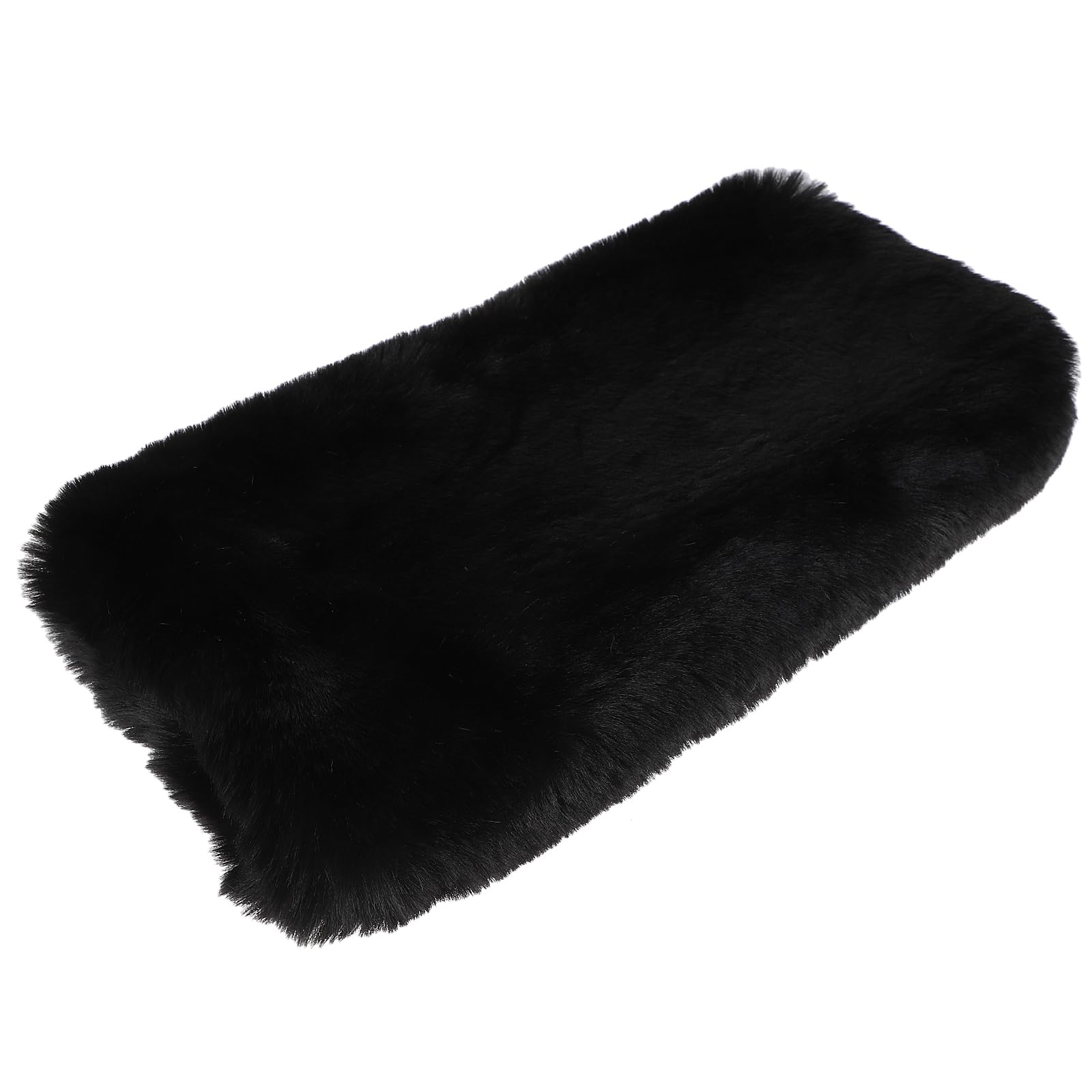VORCOOL Faux Fur Hand Muffs Warm Winter Muffs for Women Girls Black