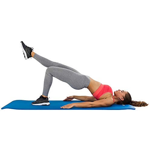 TUNTURI Non Slip Fitness Yoga Mat, Blue