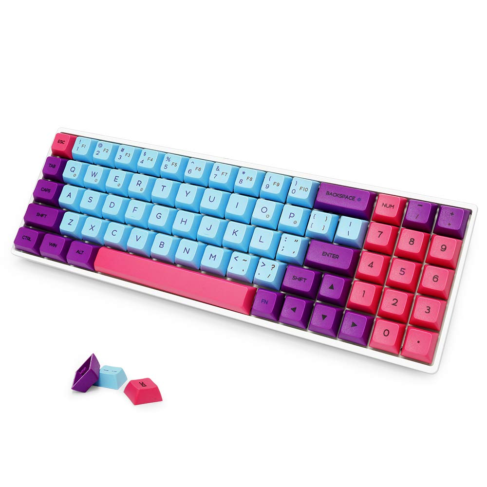 SK64 Joker Wired 70 Keys Multi Color RGB Illuminated LED Backlit Programmable with PBT Heat Sublimation Keycaps for PC/Mac Gamer(Joker Limited Edition, Gateron Optical Brown)