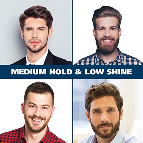 WAHL Hair Pomade for Styling with Essential Manuka/Meadowfoam Seed/Clove & Moringa Oil for Control Hold Shine - Model 805611A