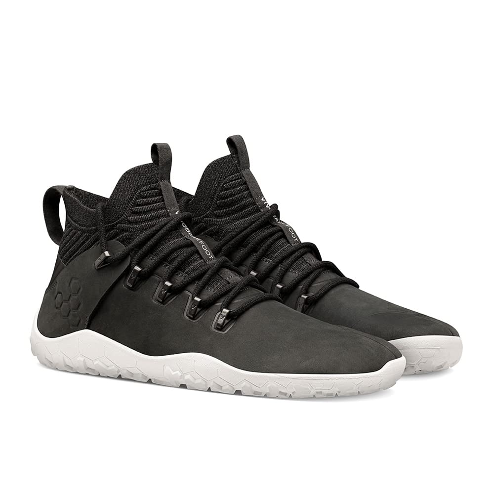 Vivobarefoot Magna FG, Mens Leather And Wool Hiking Trainers With Barefoot Sole