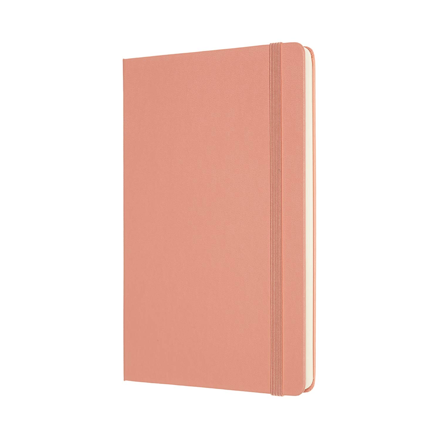 Moleskine Art Logbook, Hard Cover, Large (5" x 8.25"), Dotted, Coral Pink, 160 Pages
