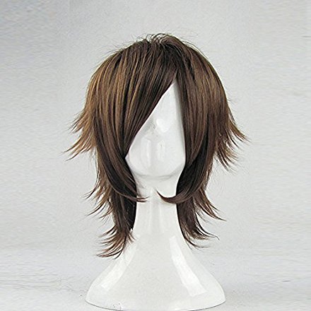Suzumiya Haruhi no Yuuutu Koizumi Itsuki 35cm Brown Cosplay Wig + Free Wig Cap (brwon)