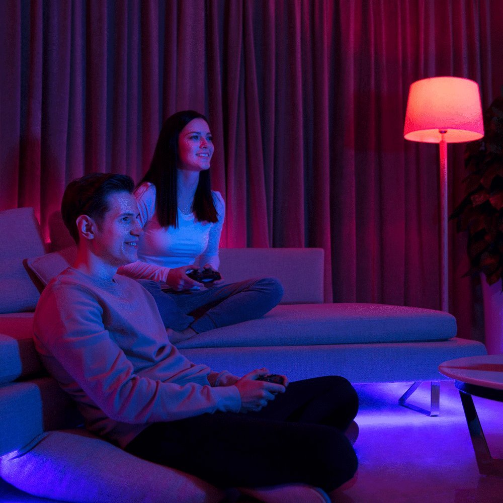 Yeelight Smart LED Light Bulb,16 Million Colors E26 10W 110V RGB Dimmable 800lm Wi-Fi Bulbs, Compatible with Alexa, Google Assistant (Multi-Colored)