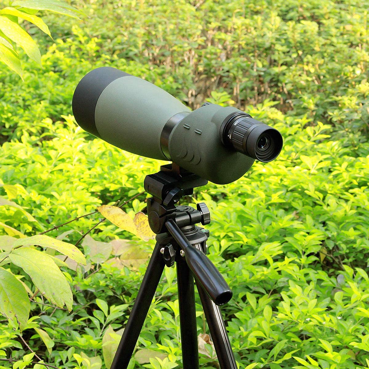 SVBONY SV17 25-75x70mm Spotting Scope Straight Waterproof Spotting Scope for Camping Hunting Bird Watching