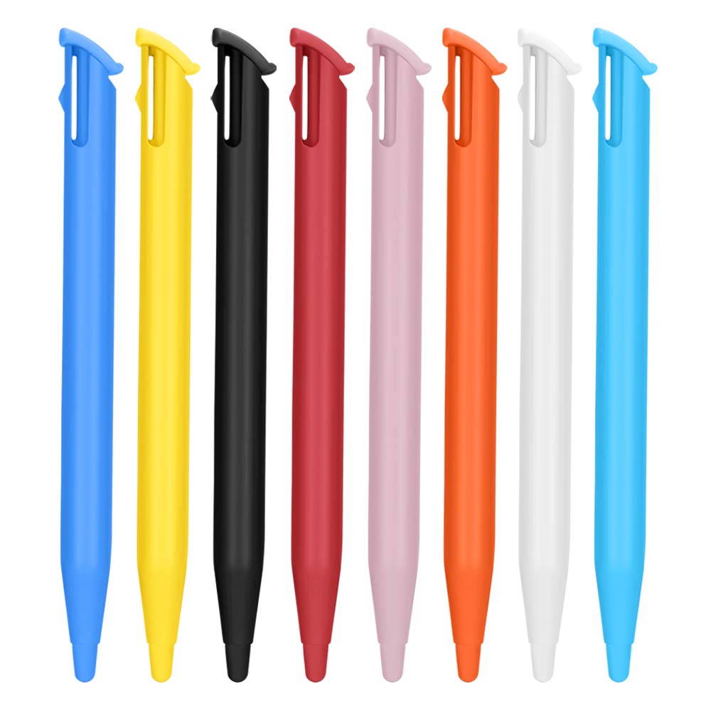 Stylus Pen for New 2DS XL/New 2DS LL Plastic Replacement Touch Screen Stylus (8 Colors)