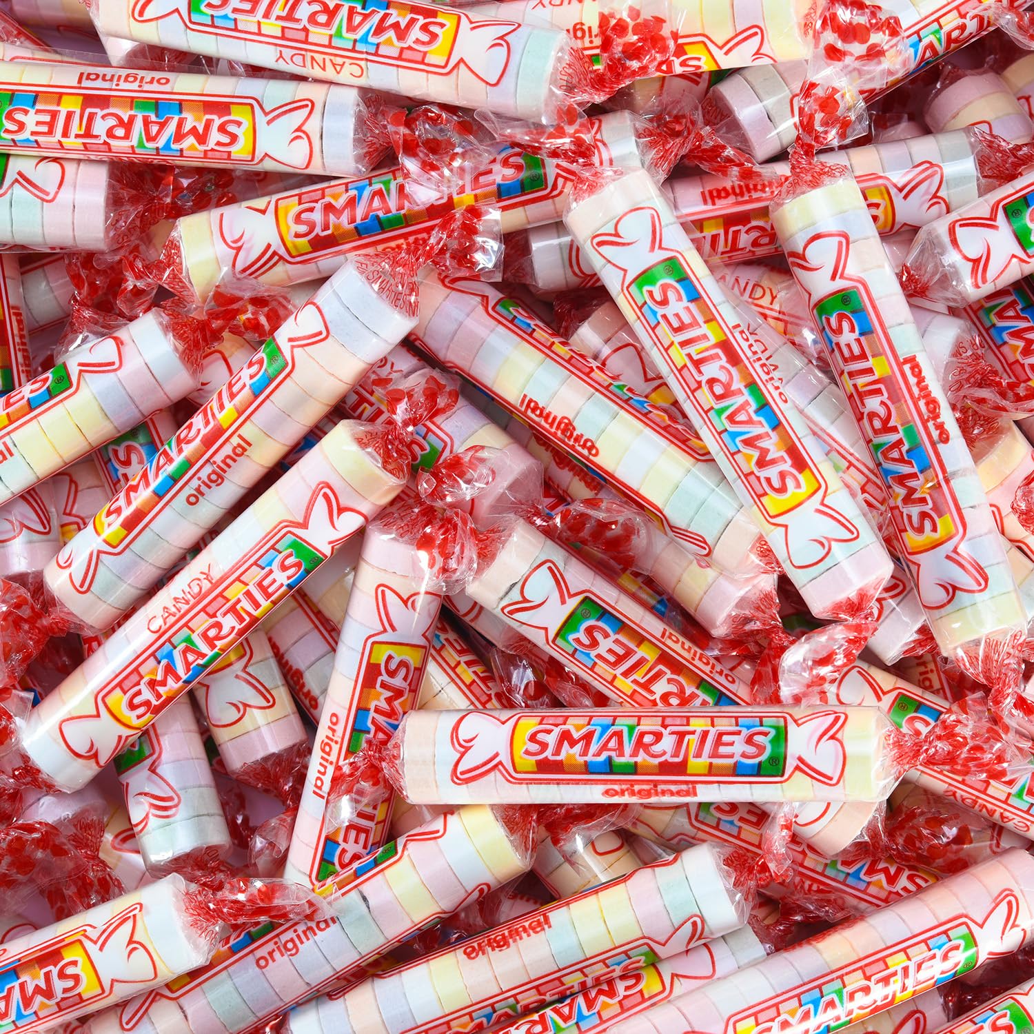 Smarties Candy Rolls β 2 Pounds Bulk Bag β Classic Retro Sweets, Individually Wrapped, Gluten-Free, Fat-Free, Ideal for Parties, Snacks, and Special Occasions