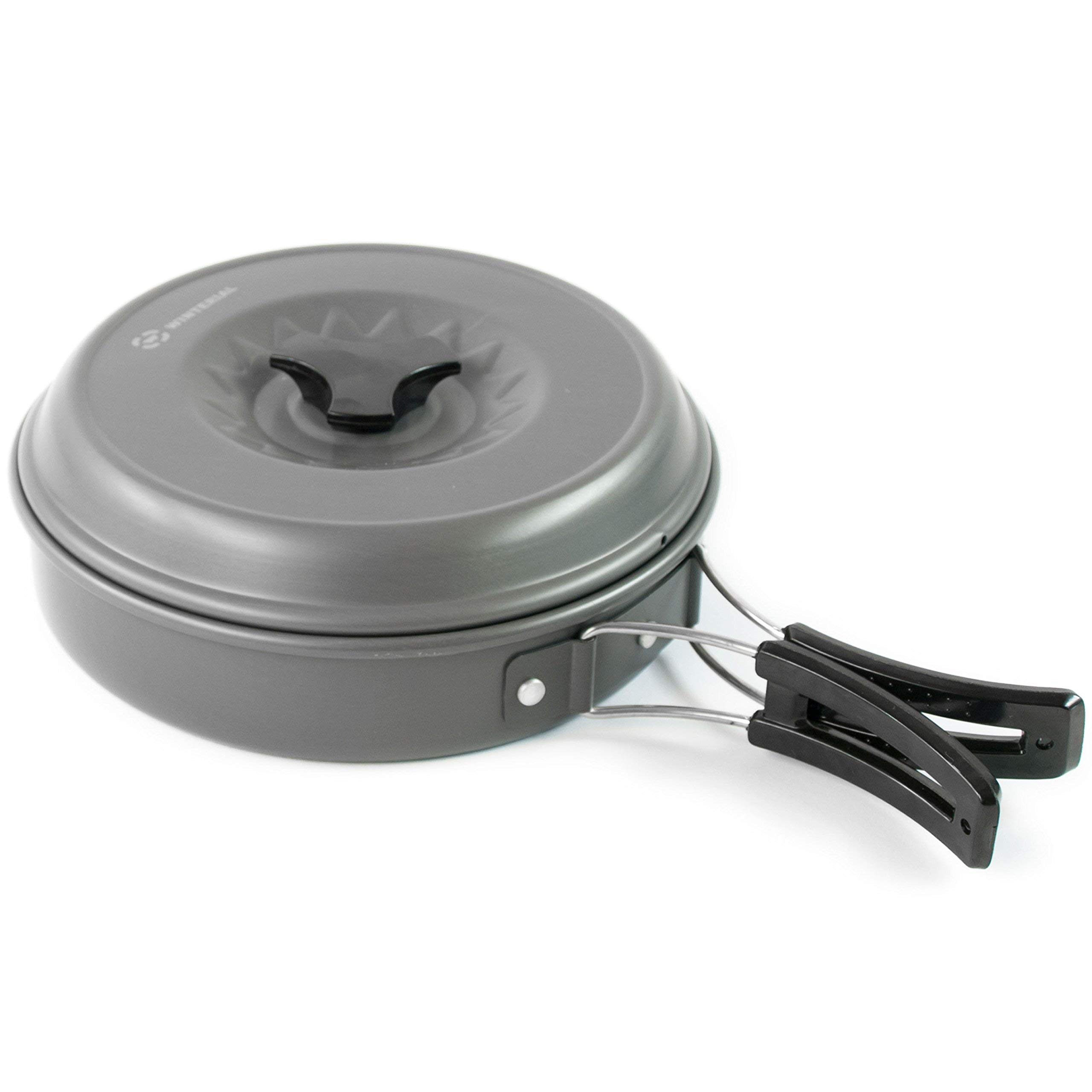 Winterial Camping Cookware and Pot Set 10 Piece Set For Camping / Backpacking / Hiking / Trekking