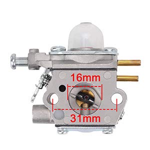 WT-973 Carburetor 753-06190 for Bolens BL110 BL160 BL425 Troy-Bilt TB80EC TB32EC TB21EC TB22EC TB2040XP YM21CS String Trimmer Yard Man Y25 Y2500 Y2550EC Y2700EC