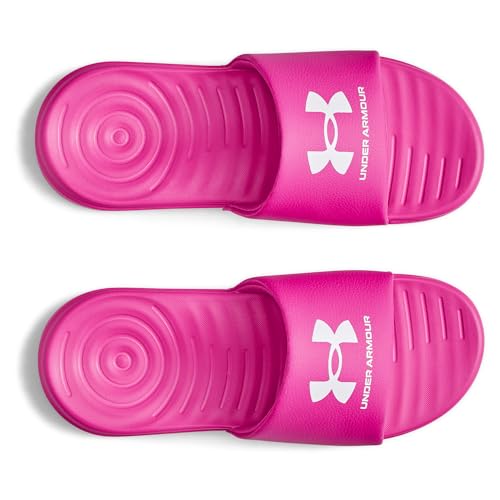 Under Armour Girls' Ansa Fixed Strap, (602) Rebel Pink/Rebel Pink/White, 13K, US