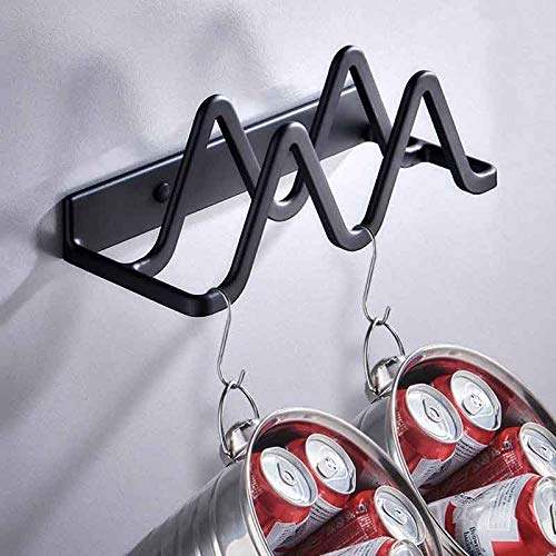 WUDILU Wall-Mounted Space Aluminum Drying Pan Pot Rack Cover Lid Rest Stand Spoon Holder Kitchen Tool