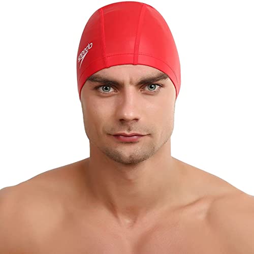 Speedo Polyester Unisex Swimming Swim Pool Cap Hat Adult - Navy Blue