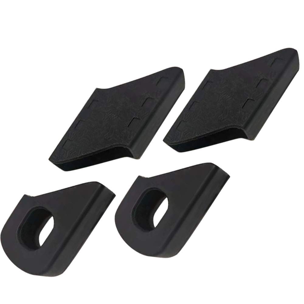 WDHHNP 2 Sets of (8PCS) Bicycle Crank Protector Silicone Bike Crankset Caps Protection Sleeve Crank Arm Boots Protector Bicycle Accessory.
